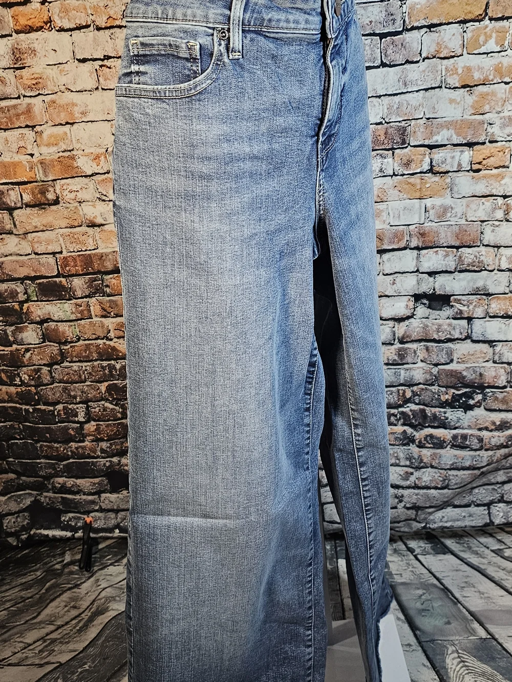 NYDJ | Jeans | Nwt Nydj Teresa Wide Leg Fray Hem Jeans Size Picasso ...